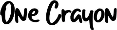 One Crayon font by Balpirick Studio | FontRiver