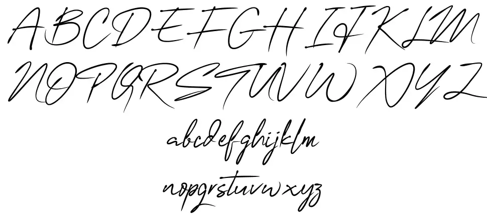 One Signature font by Haris Prawoto | FontRiver