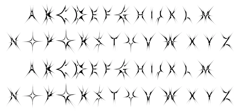 Optic Spike font by FontKawaiiCo | FontRiver