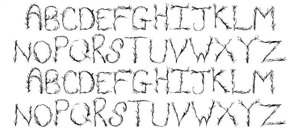 Organic Vines font by Xerographer Fonts | FontRiver