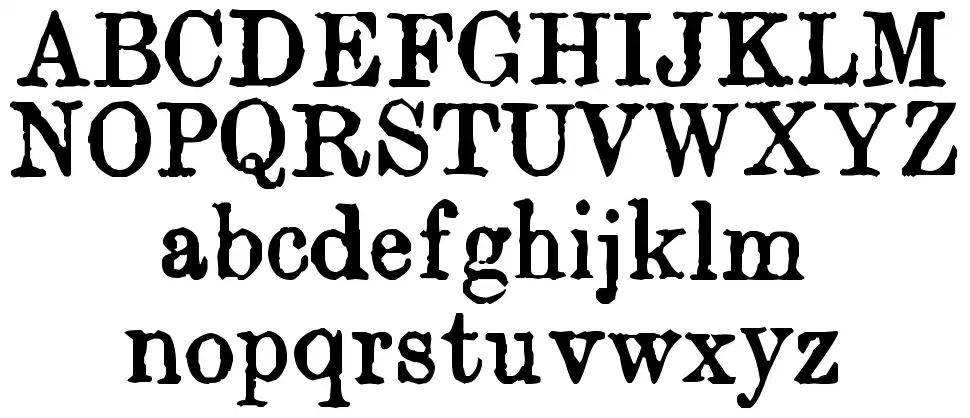 Orwell font by M Janet Mars | FontRiver