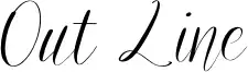 Out Line font by Abrisam Ezhar | FontRiver