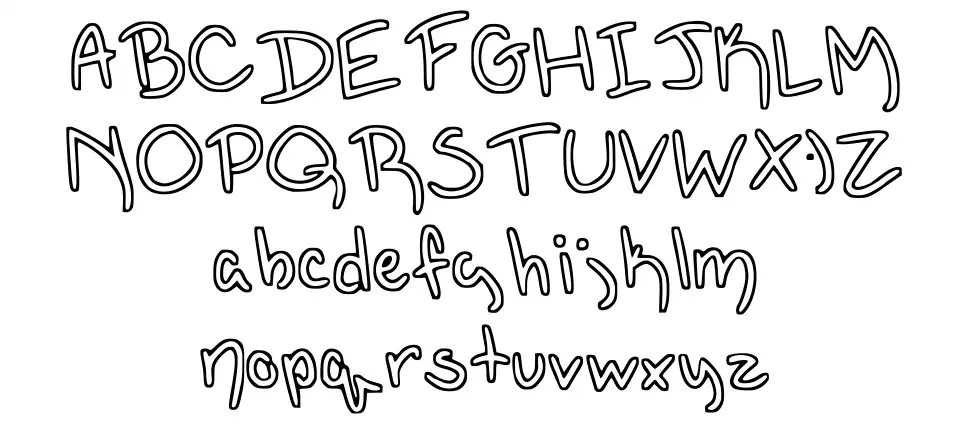 Outline font by The Norwayful Ninja | FontRiver