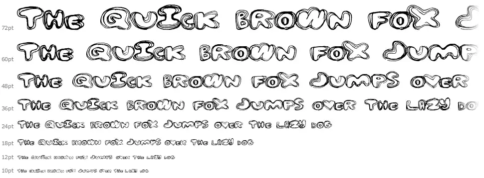 Outline Around font by Xerographer Fonts | FontRiver