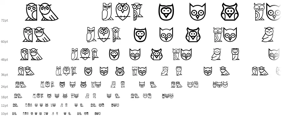 Owls font by Vladimir Nikolic | FontRiver