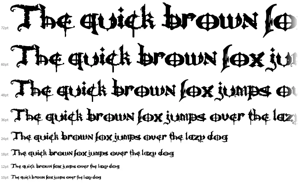 Ozzy II font by Milos Kunst | FontRiver