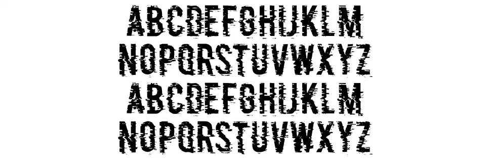 P&F font by Pierre Vfn | FontRiver