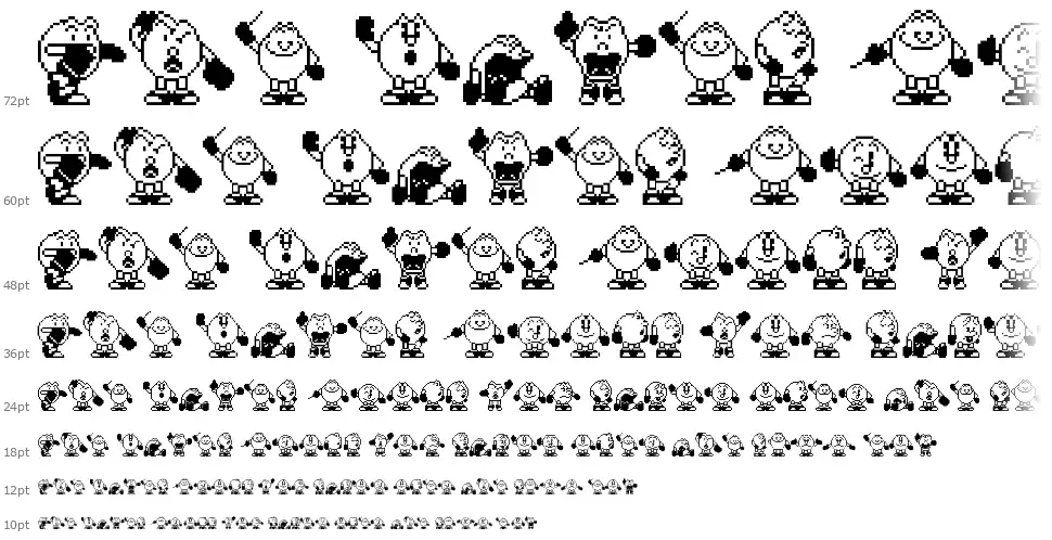 Pac-Man 2 The New Adventures font by Diego Gonzalez | FontRiver