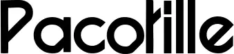 Pacotille font by Pleine Page - FontRiver