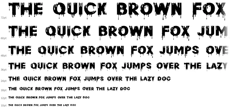 Paint Drops font by 177Studio | FontRiver