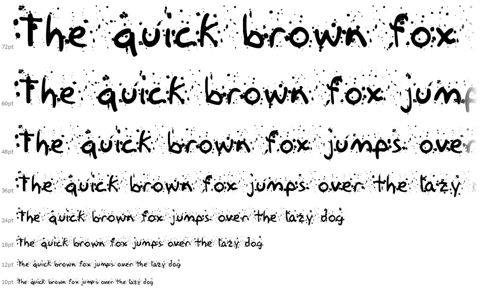 Paintball font by RetroPunkRock | FontRiver