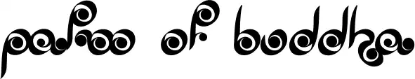 Palm of Buddha font by iLuv | FontRiver