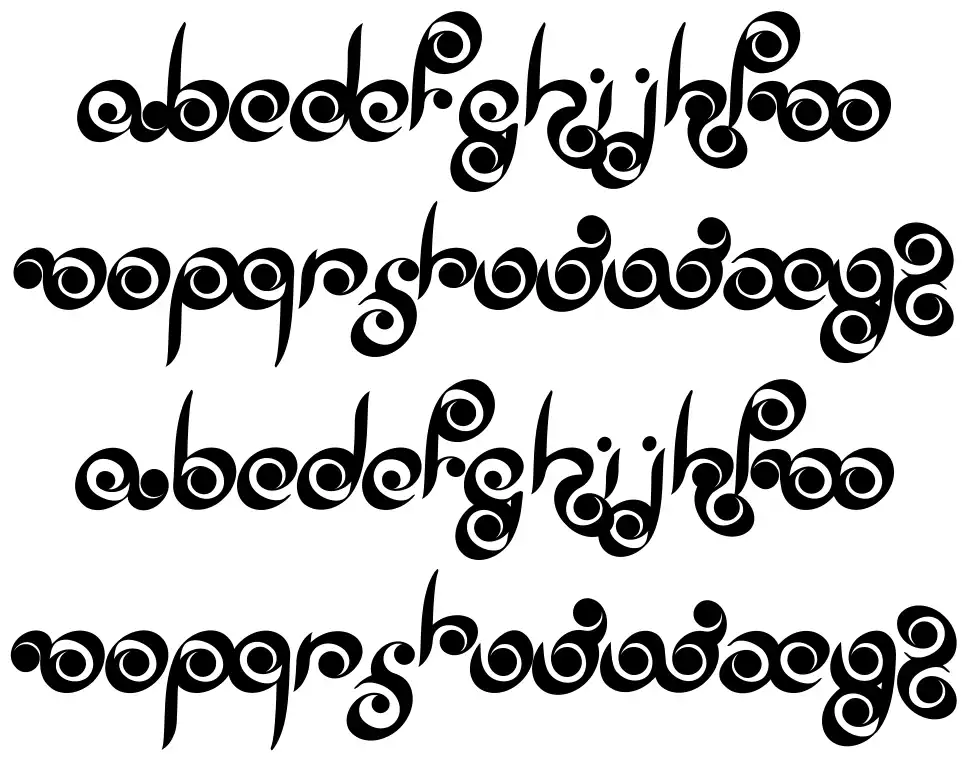 Palm of Buddha font by iLuv | FontRiver