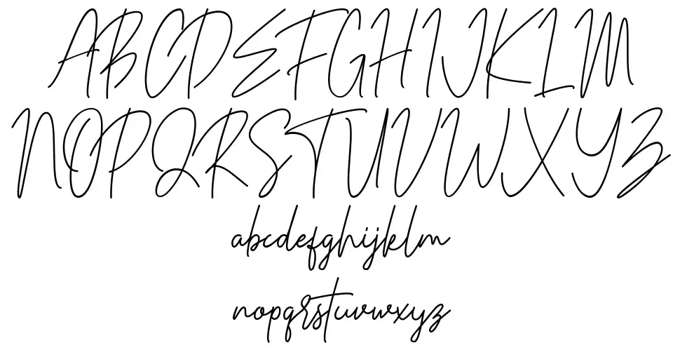 Parachute Signature font by 3rieart | FontRiver