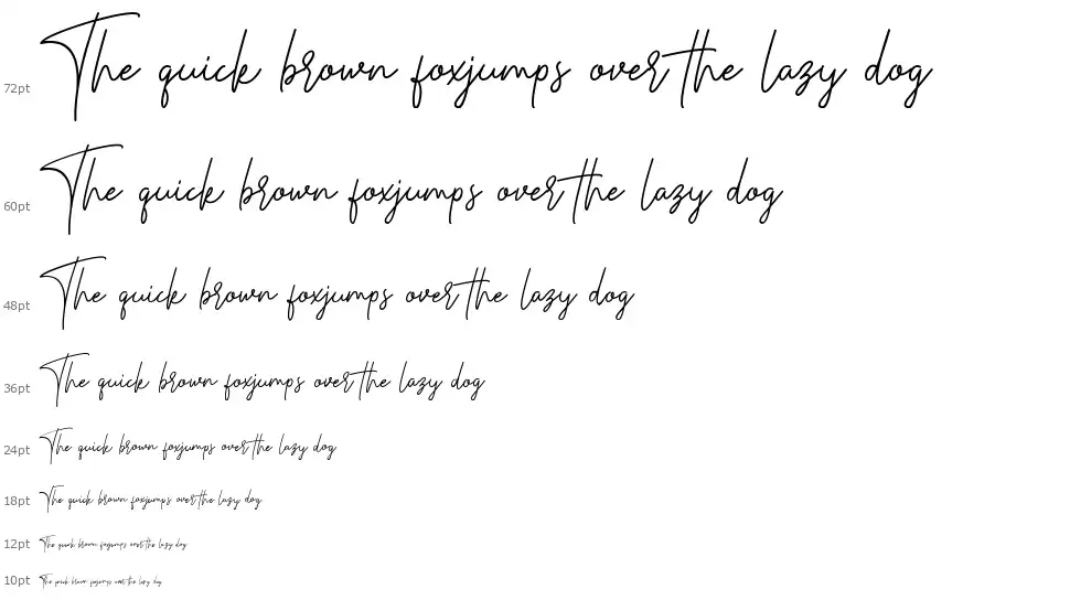 Parachute Signature font by 3rieart | FontRiver