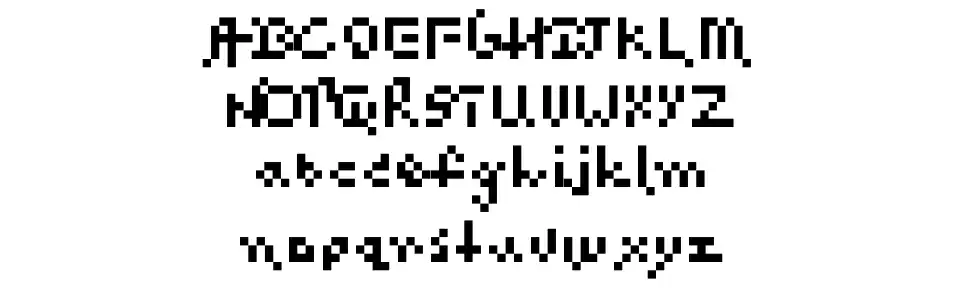 Pascal Pixel font by Daniel Petrino | FontRiver