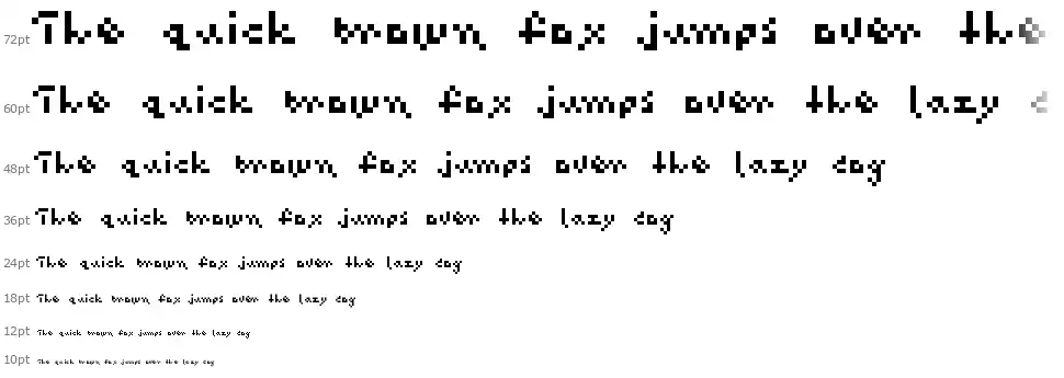 Pascal Pixel font by Daniel Petrino | FontRiver