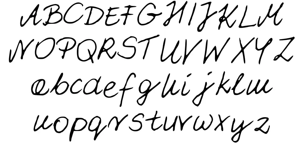 PattiFont font by Patrycja A, Sz | FontRiver