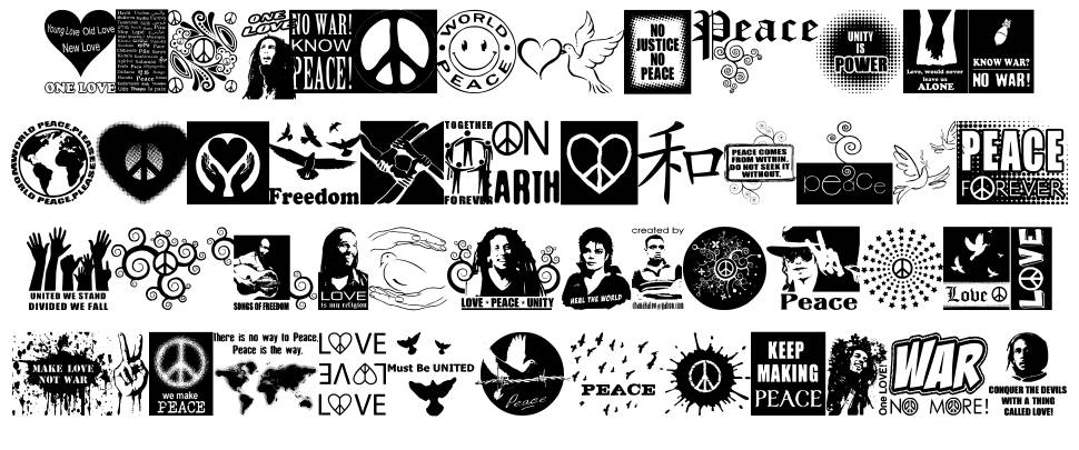 Peace Forever font by Chanaka Liyanage | FontRiver