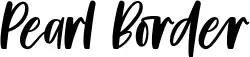 Pearl Border font by Four Lines | FontRiver
