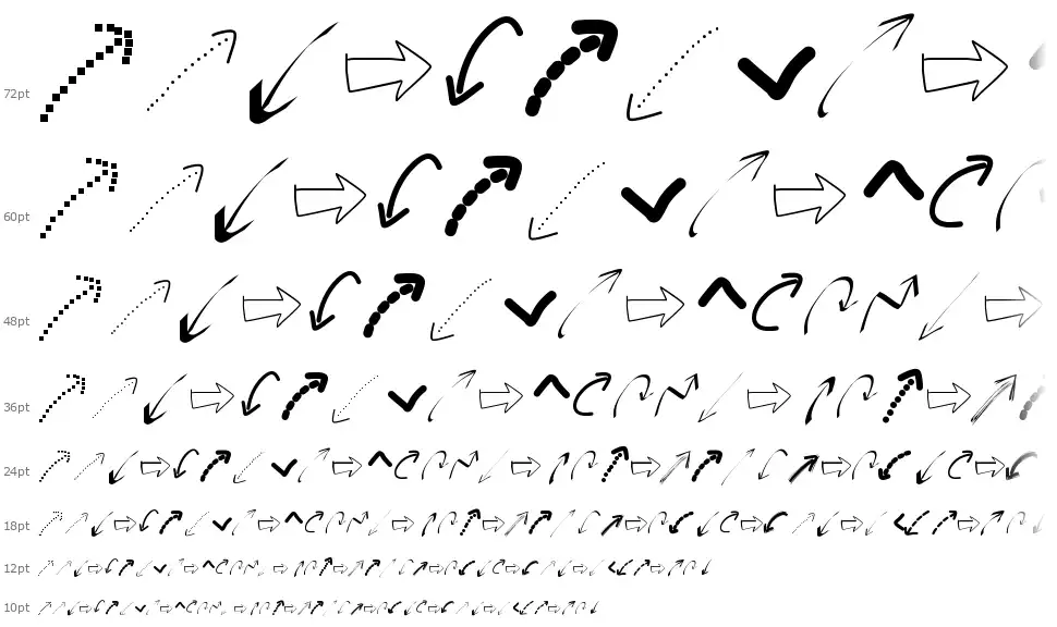 Peax Webdesign arrows font by Icon Designer | FontRiver