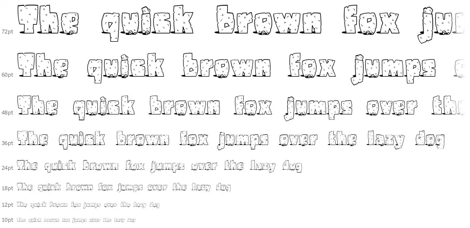 Pebbles font by Bright Ideas | FontRiver