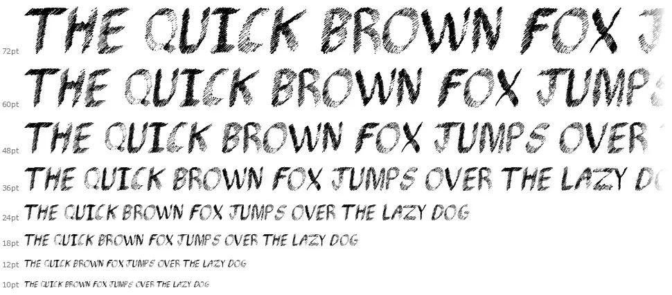 Pencil Shading font by Jonathan S. Harris | FontRiver