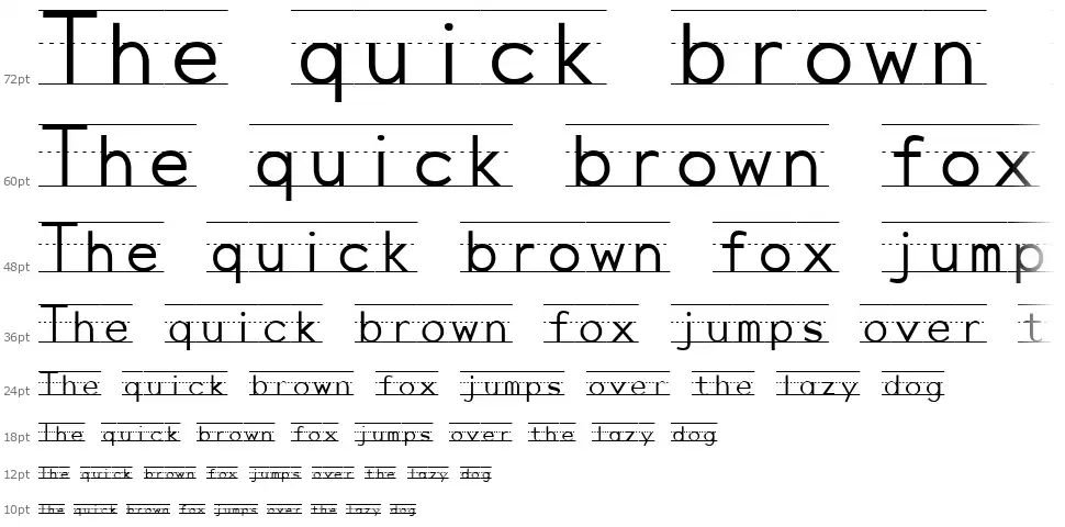 Penmanship Print font by | FontRiver