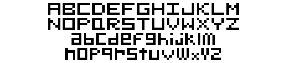 Pentapixel font by Jarno Salo | FontRiver