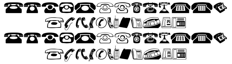 Phones font by Signart | FontRiver