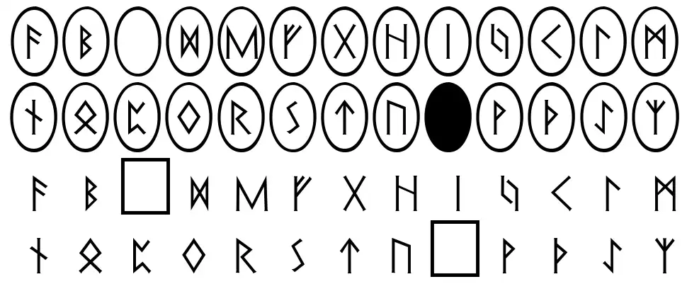 Pi Rho Runestones font by Peter Rempel | FontRiver