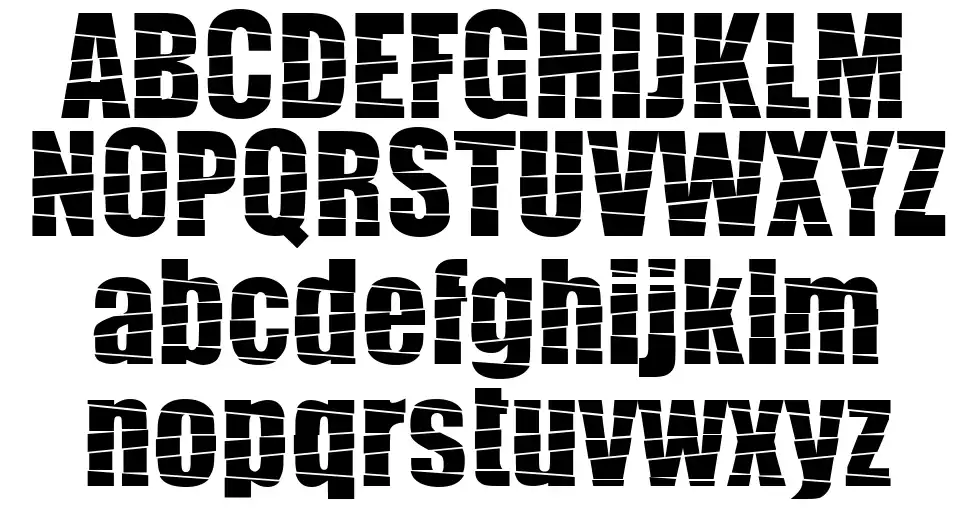 Pieces font by da_only_aan | FontRiver