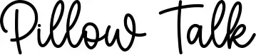 Pillow Talk font by Graphix Line Studio | FontRiver
