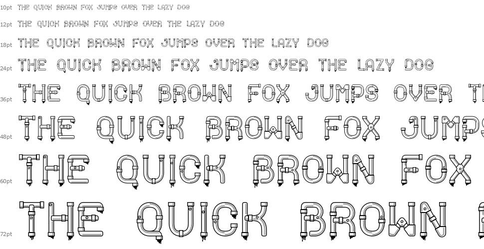Pipeline font by Thor Christopher Arisland | FontRiver