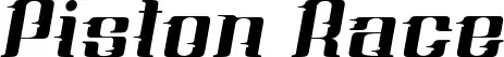 Piston Race font by Alit Design | FontRiver
