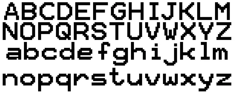 Pixel 12x10 Police par Corne2Plum3 | FontRiver