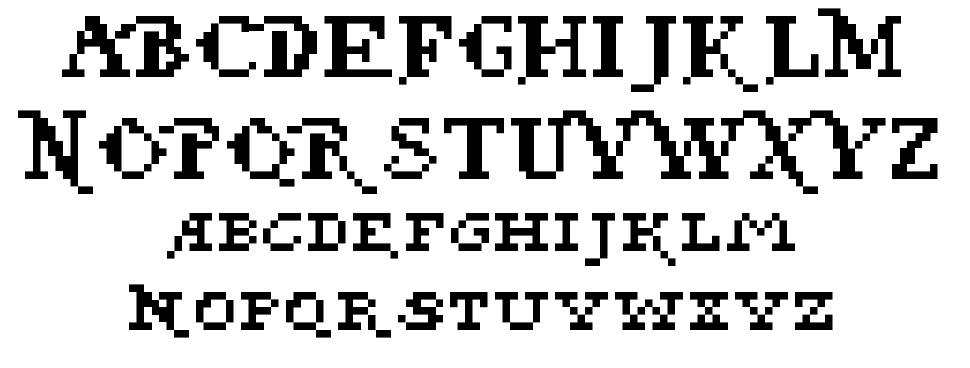 Pixel Pirate font by Caly Martin | FontRiver