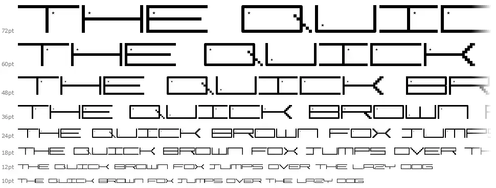 Pixel Star font by Lewis Jones | FontRiver