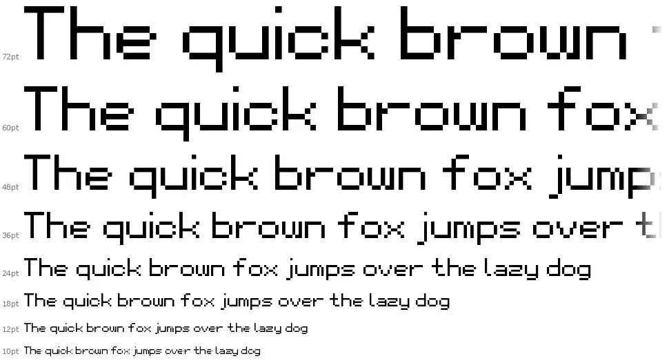 Pixeleum 48 font by Quitin | FontRiver
