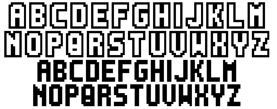PKMN Pinball font by David Fens | FontRiver