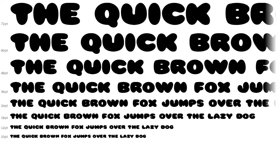 Pleasantly Plump font by James Fordyce | FontRiver