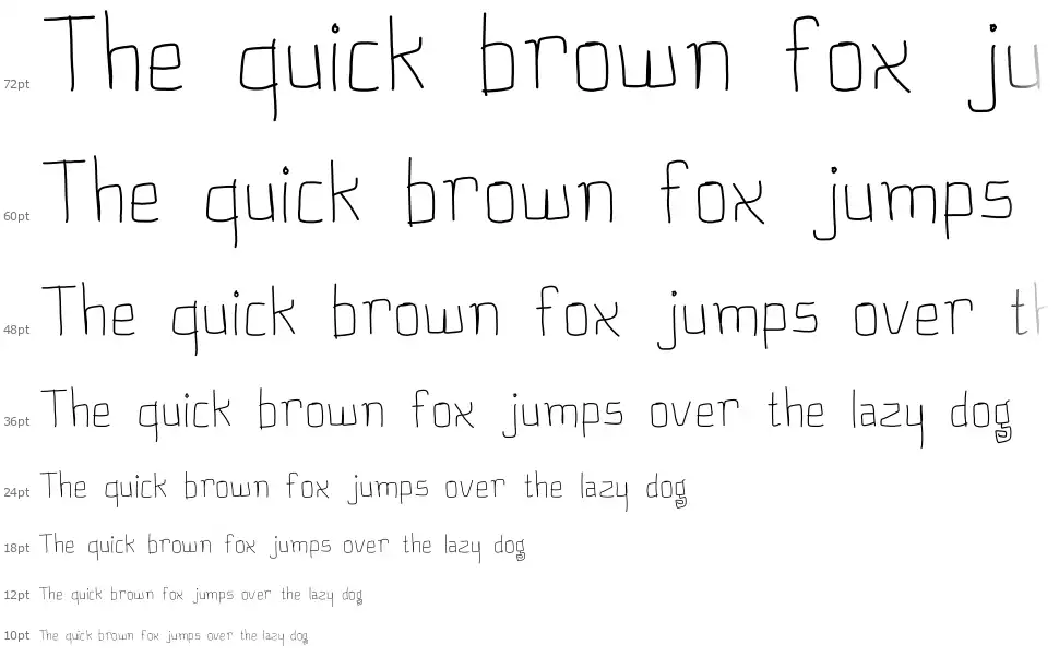 Plumpy But Cute font by Reema Chhabra | FontRiver