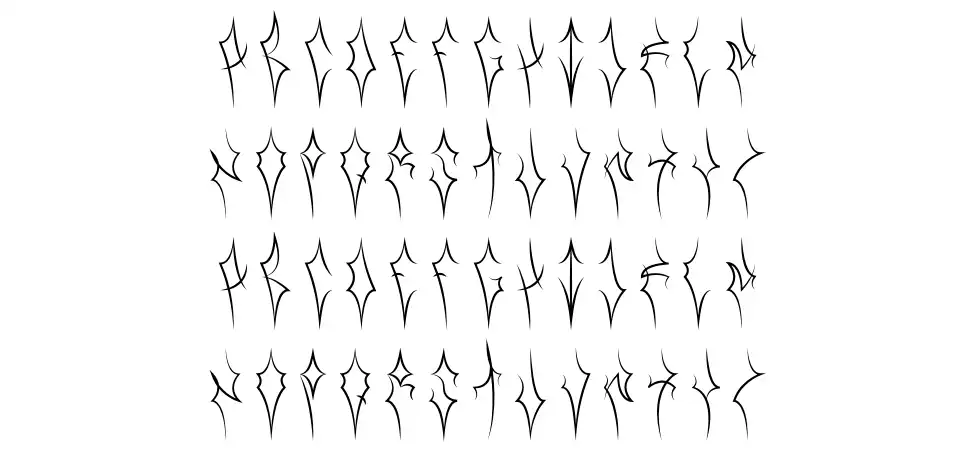 Pointy Display font by Jeff Griffin | FontRiver