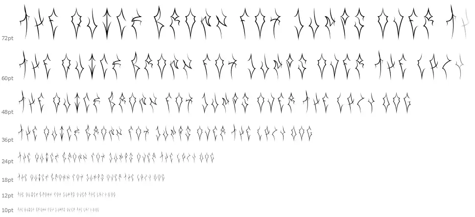 Pointy Display font by Jeff Griffin | FontRiver