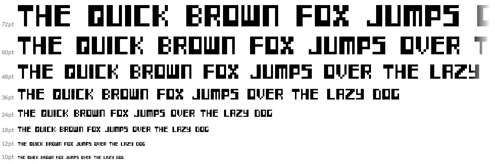 Fuente Polybius1981 diseñada por Grigoriy Sviridov