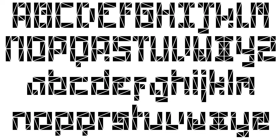 Polygon font by Robert A. Paauwe | FontRiver