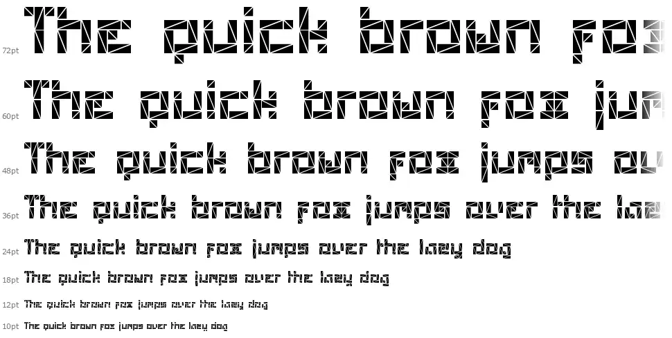 Polygon font by Robert A. Paauwe | FontRiver