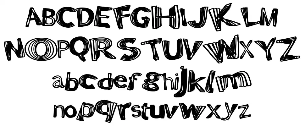 Positive Warp font by Xerographer Fonts | FontRiver