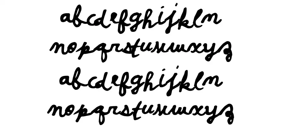 Poster Script B font by Xerographer Fonts | FontRiver