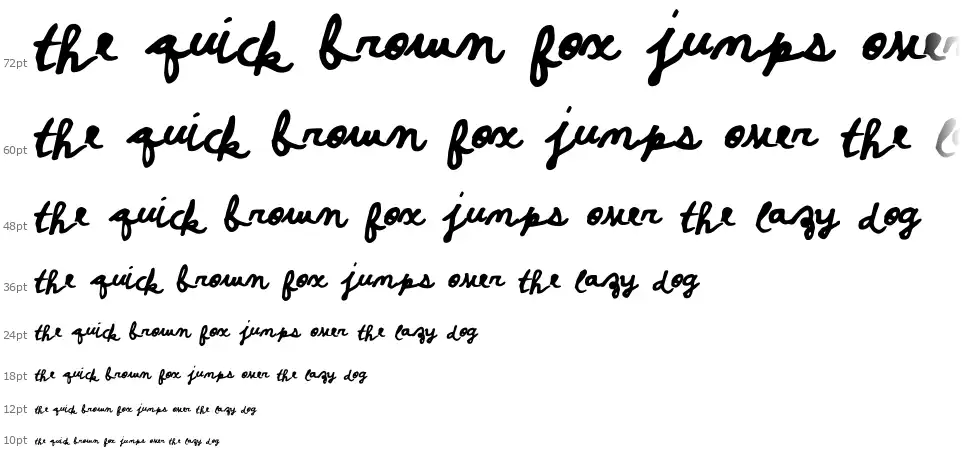 Poster Script B font by Xerographer Fonts | FontRiver